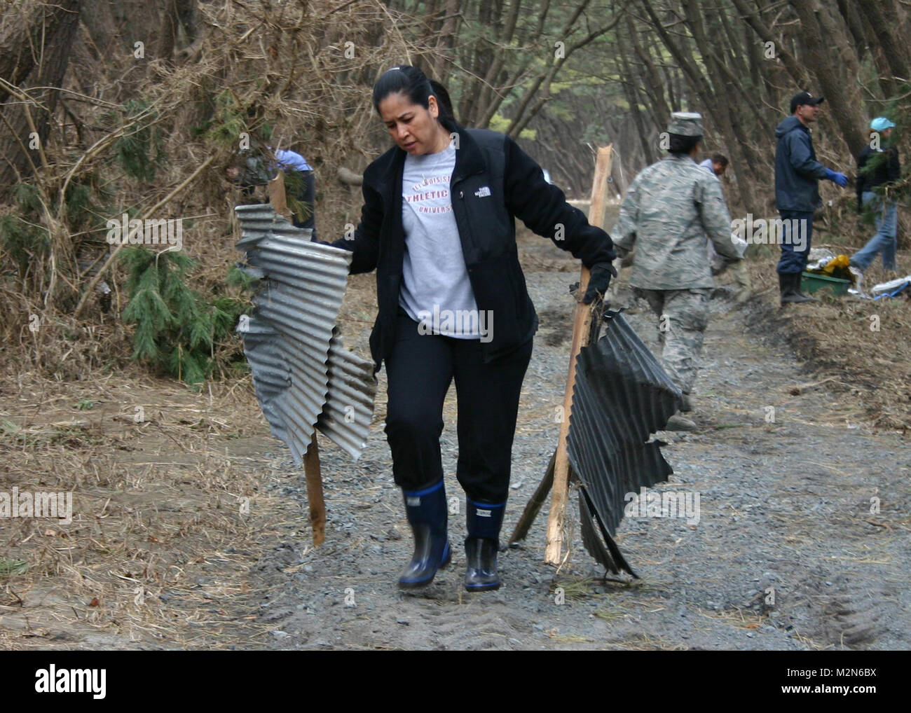 MISAWA, Japan (March 20, 2011) Maria Velasquez, a Misawa Air Base ...