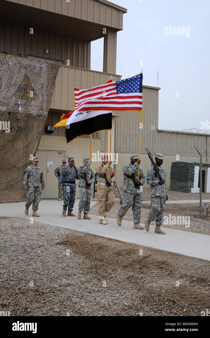 leading the color guard by 1st Armored Division and Fort Bliss Stock ...