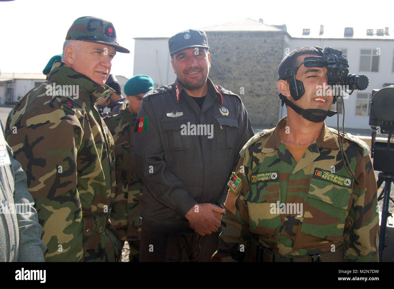 Afghan National Police and Afghan National Army personnel received ...