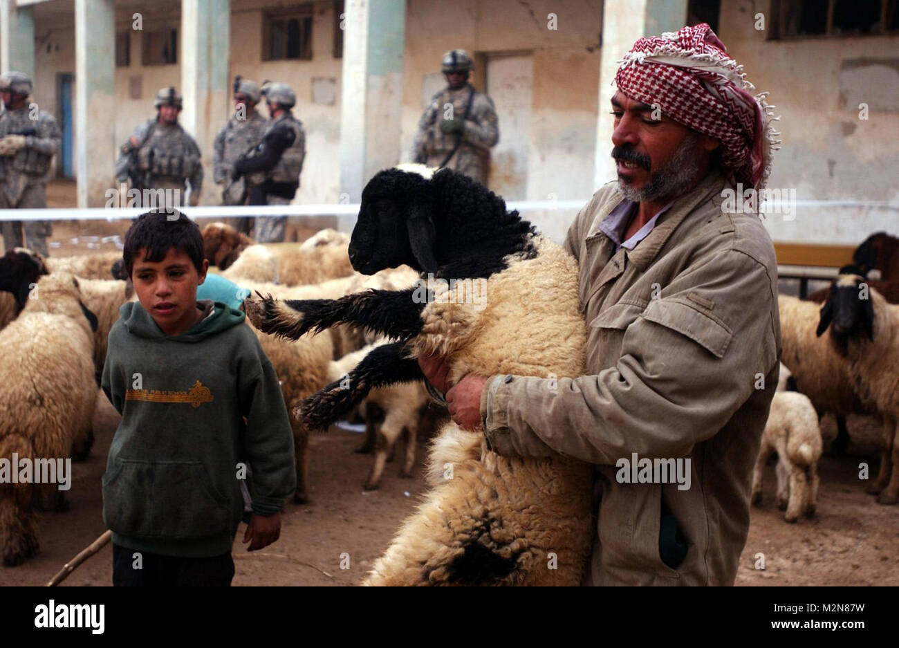 Lamb Shots by United States Forces - Iraq (Inactive Stock Photo - Alamy