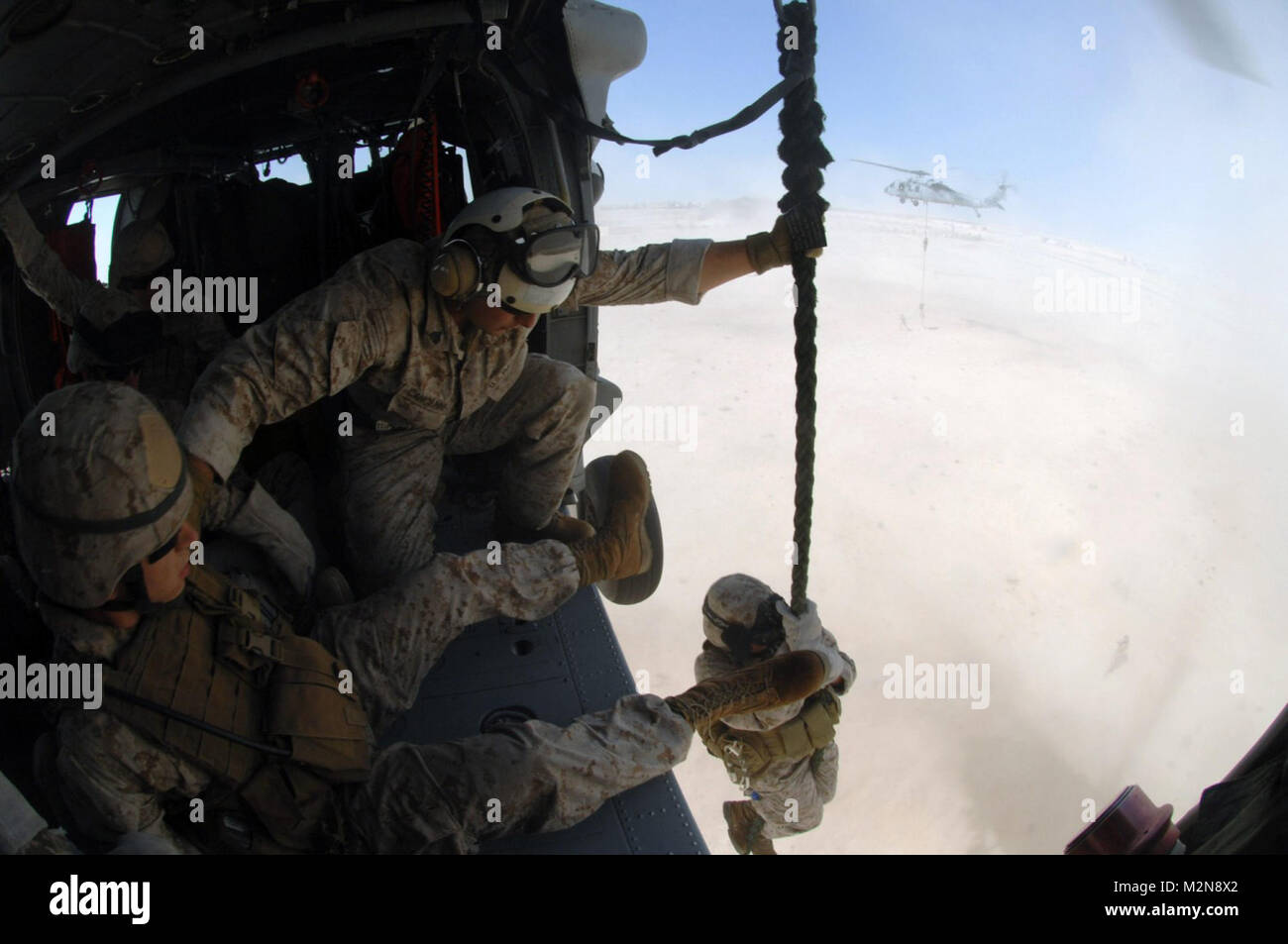 Fast Roping by United States Forces - Iraq (Inactive Stock Photo - Alamy