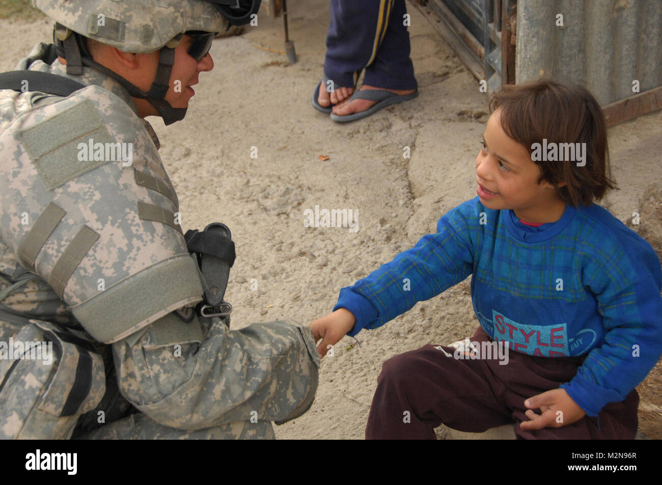A Helping Hand by United States Forces - Iraq (Inactive Stock Photo - Alamy