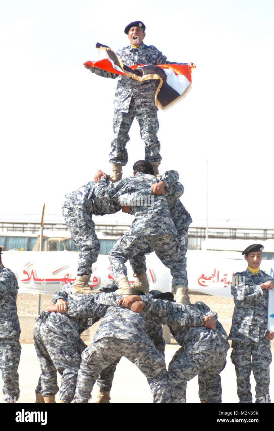 Flag Raising by United States Forces - Iraq (Inactive Stock Photo - Alamy