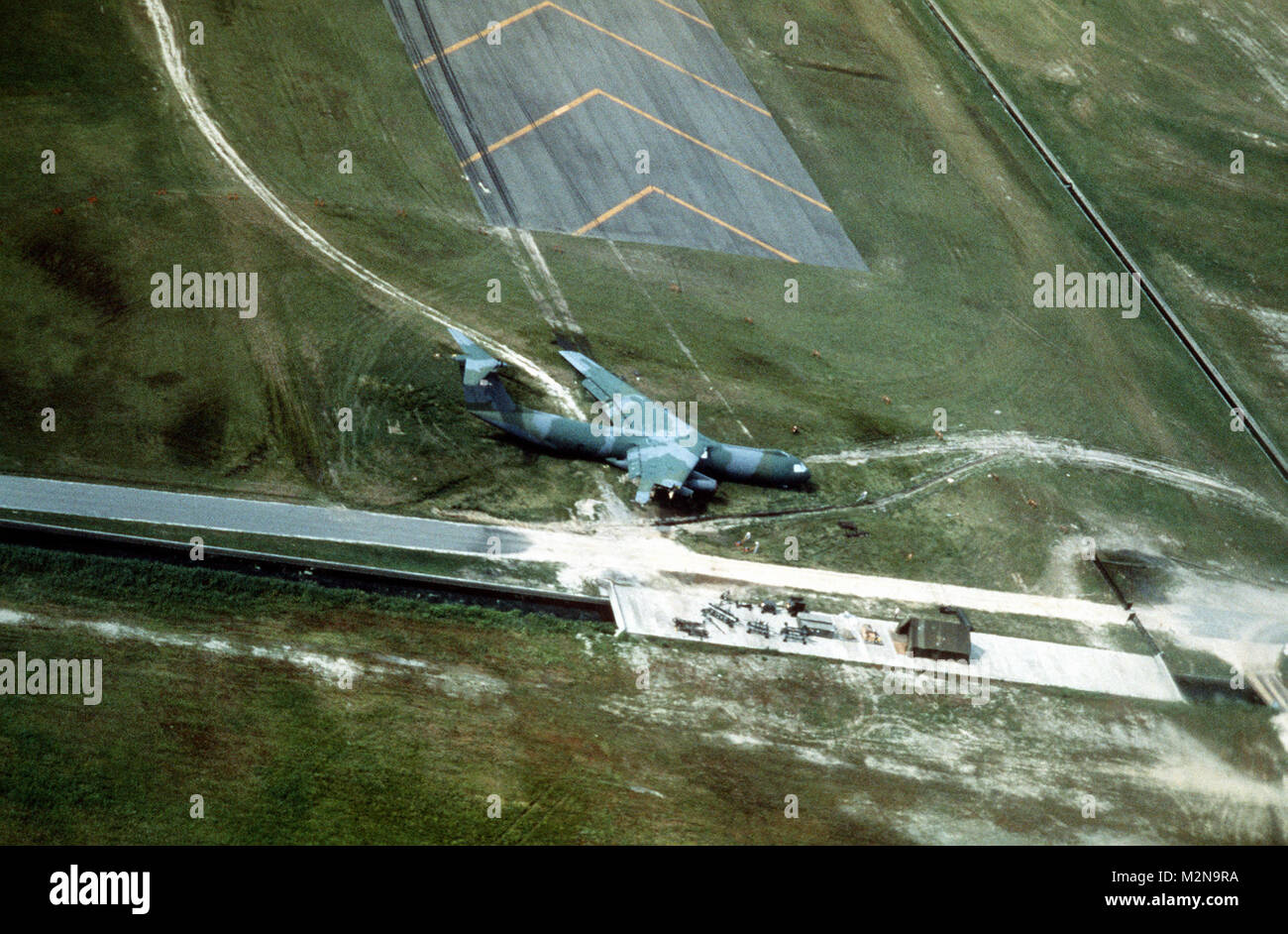 Aerial view of a 63rd Military Airlift Wing, Norton Air Force Base ...