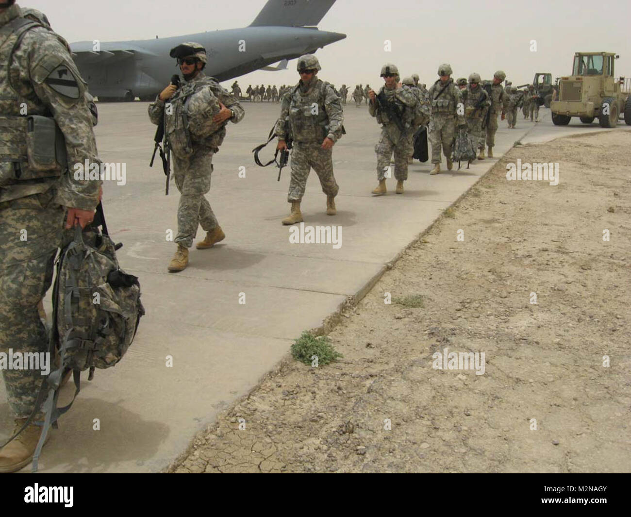 Walk the Line by United States Forces - Iraq (Inactive Stock Photo - Alamy