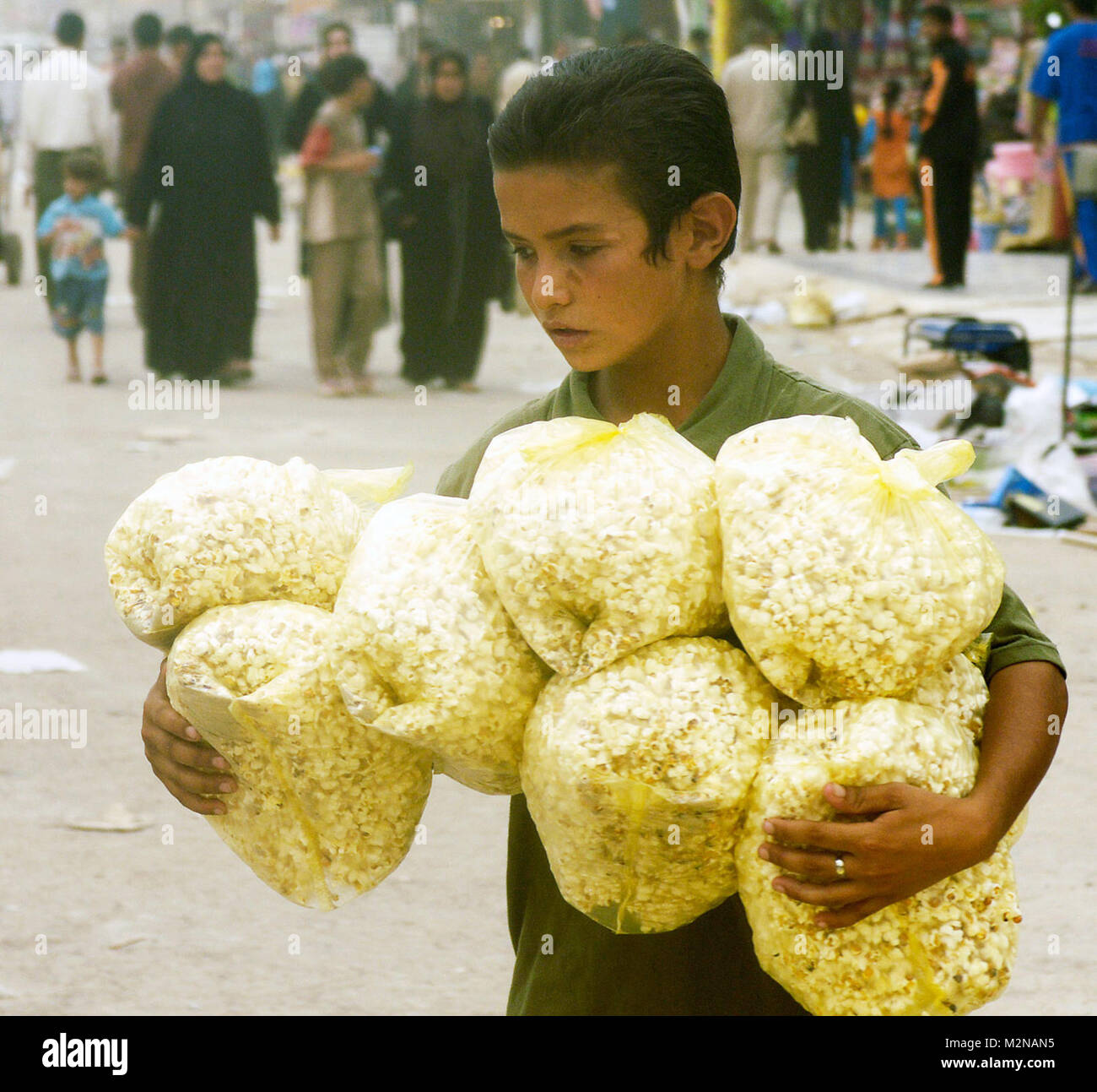 Popping Corn by United States Forces - Iraq (Inactive Stock Photo - Alamy
