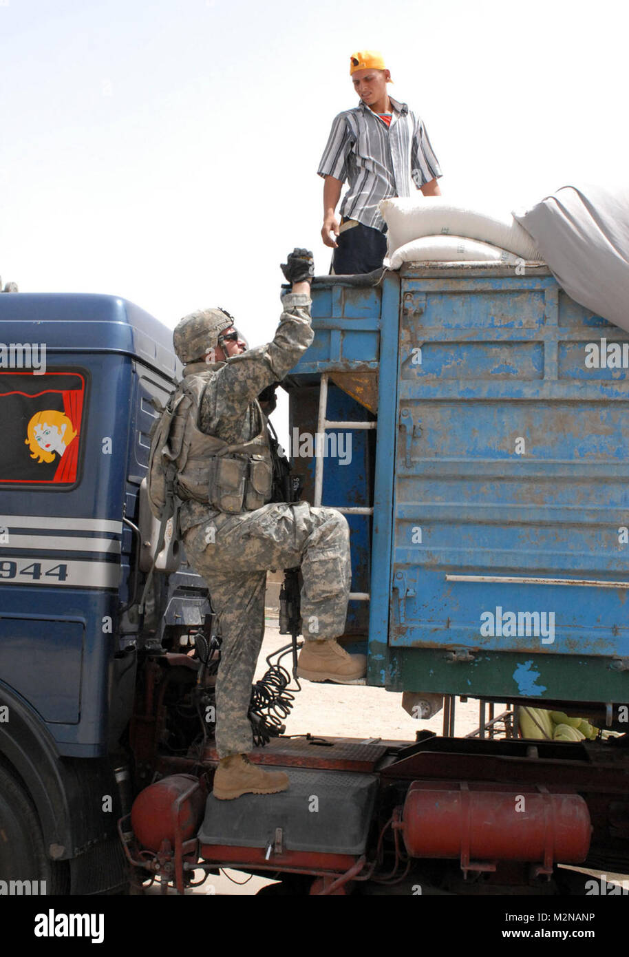Scout Search by United States Forces - Iraq (Inactive Stock Photo - Alamy