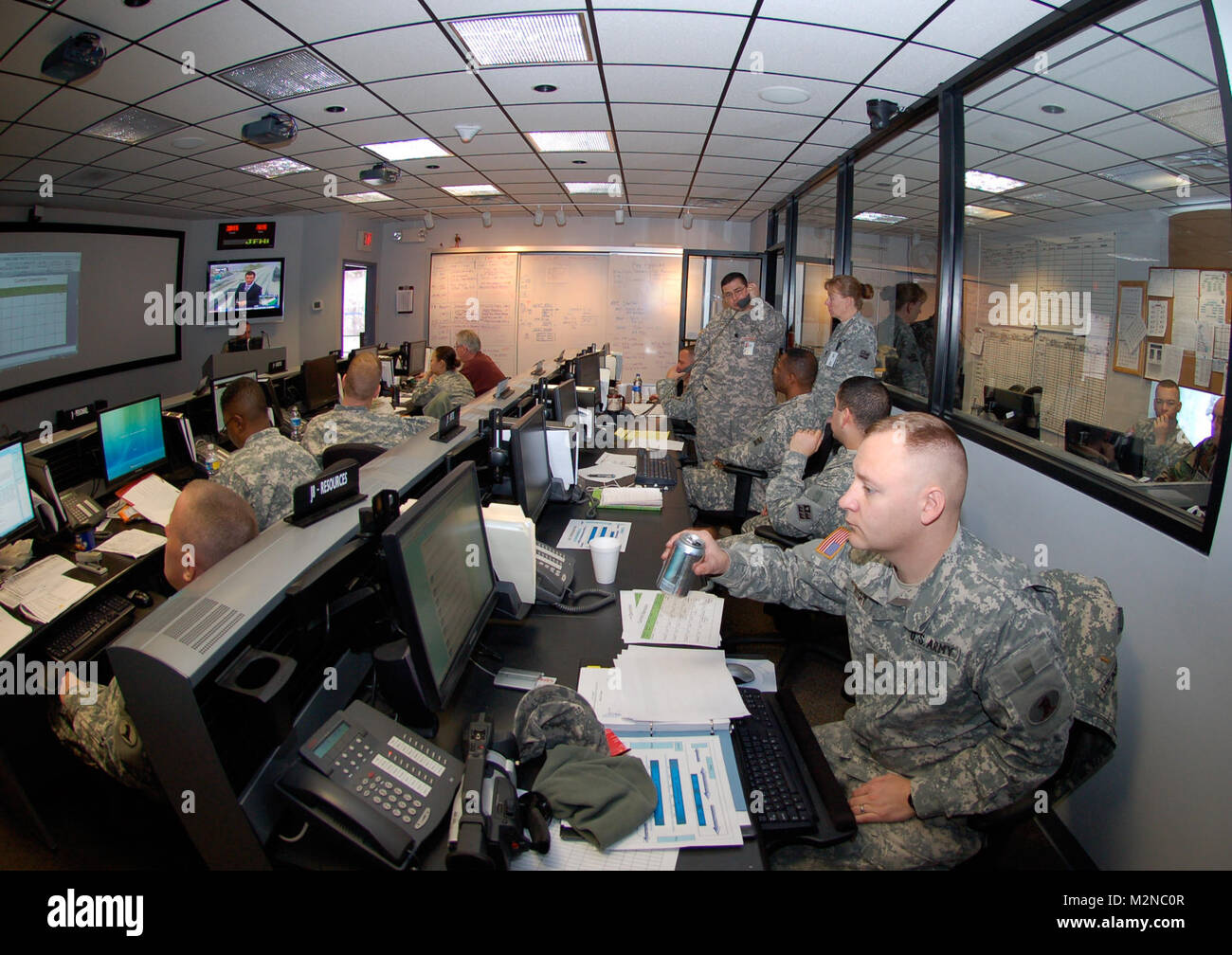 JOC - Joint Operations Center by Delaware National Guard Stock Photo ...