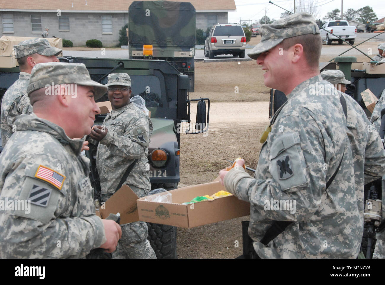 Camp Shelby, Ms. - Members of the Louisiana National Guard's 256th ...
