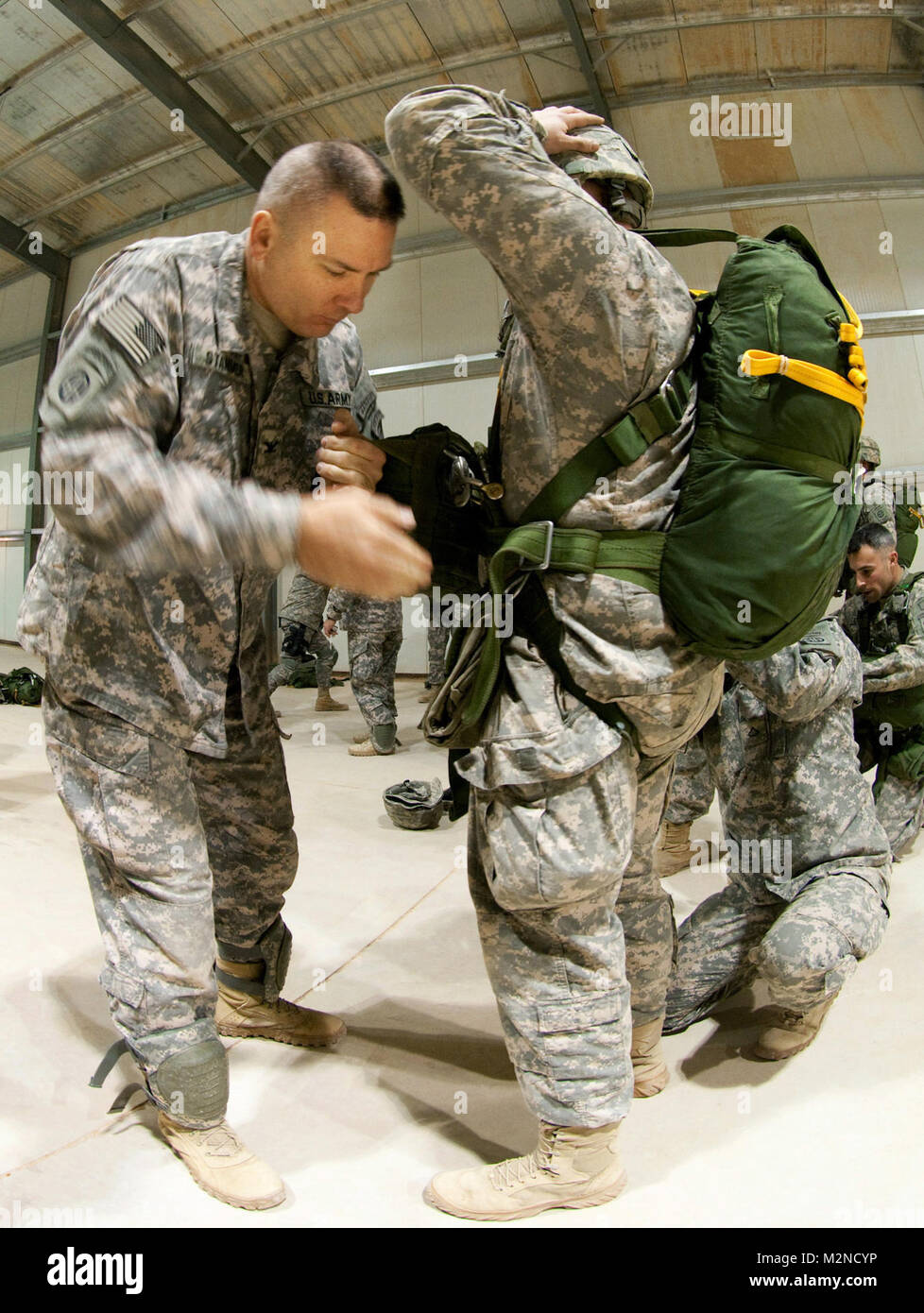 Col. Mark R. Stammer, commander of 1st Brigade, 82nd Airborne Division ...