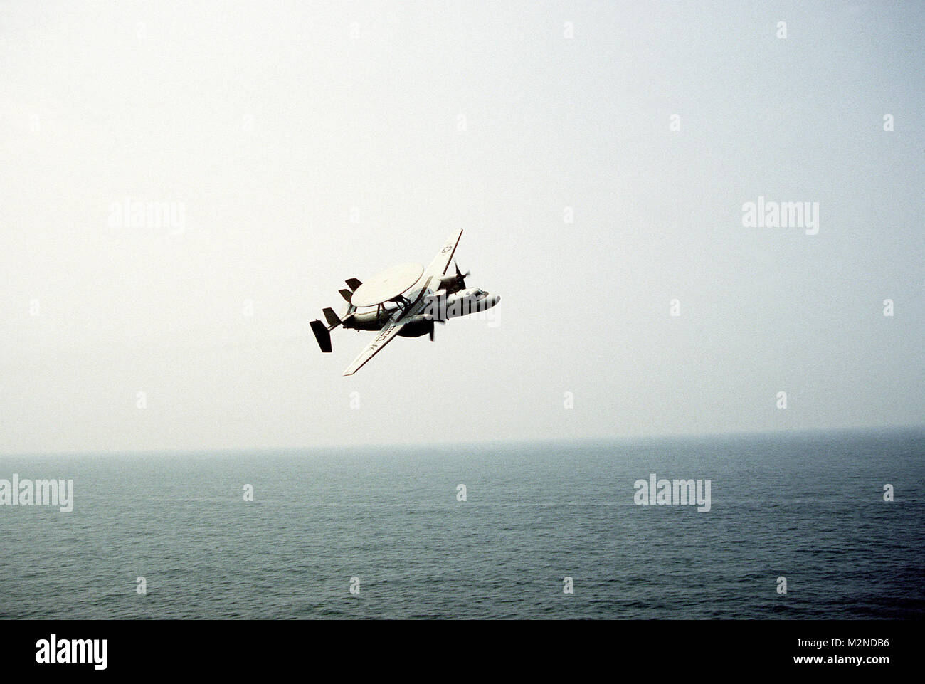 A Carrier Airborne Early Warning Squadron 127 (VAW-127) E-2C Hawkeye ...