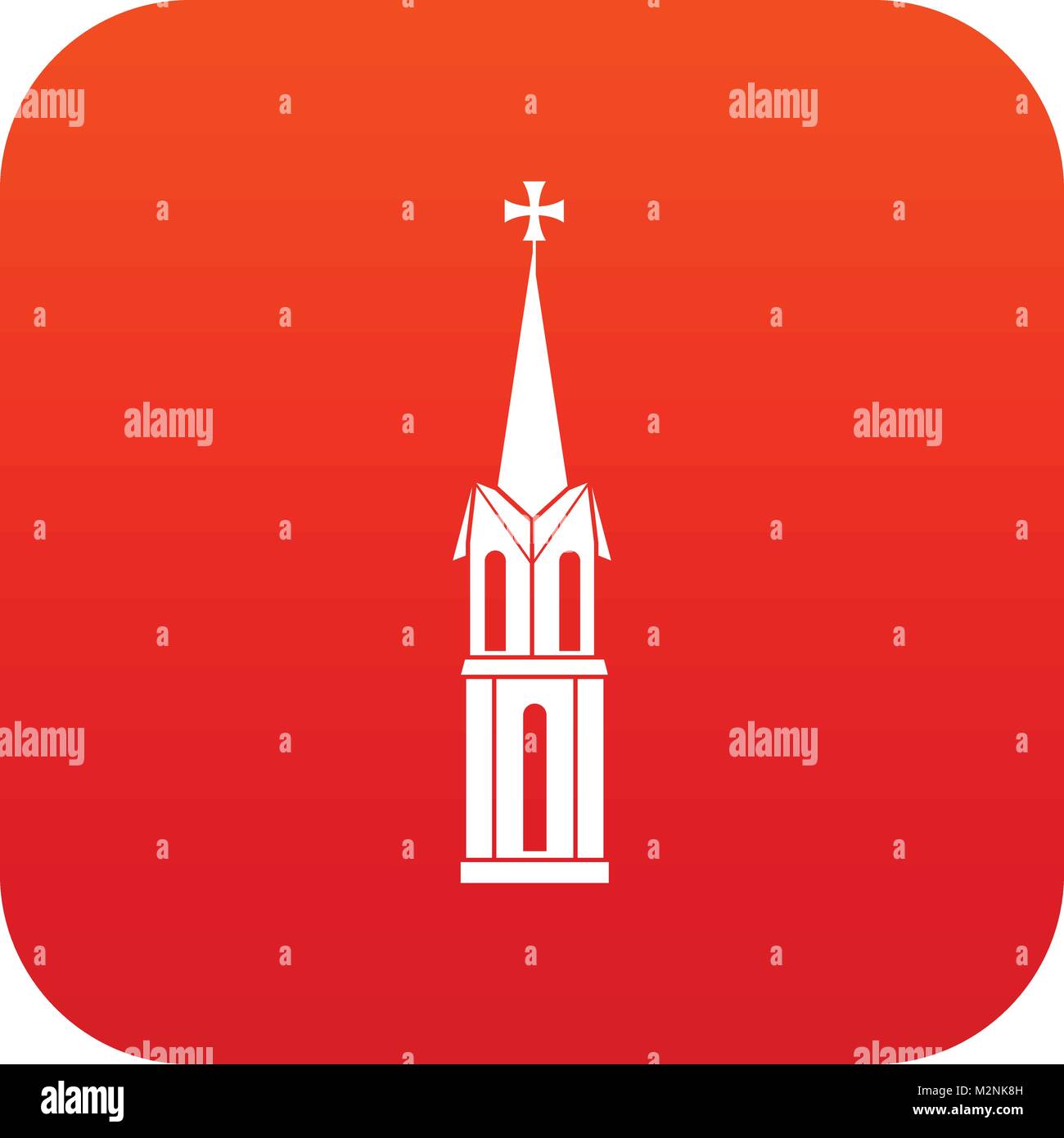 Red church door Stock Vector Images - Alamy