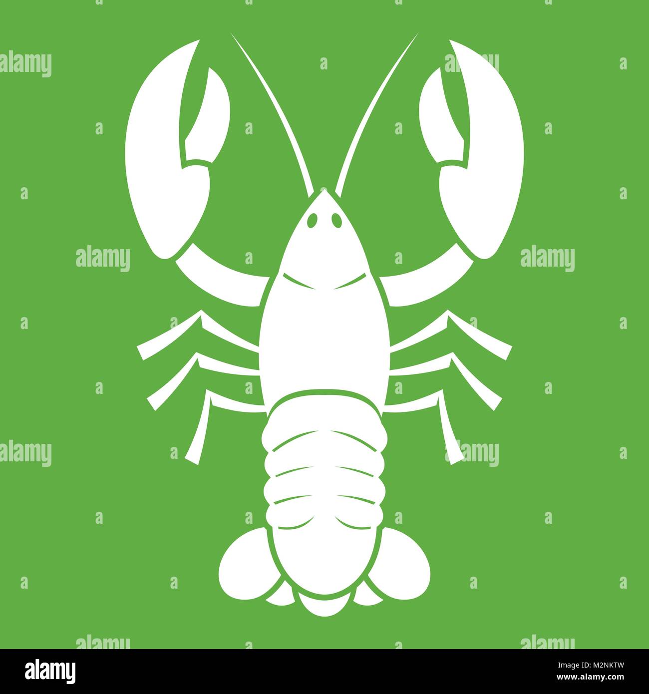 Crawfish icon green Stock Vector Image & Art - Alamy