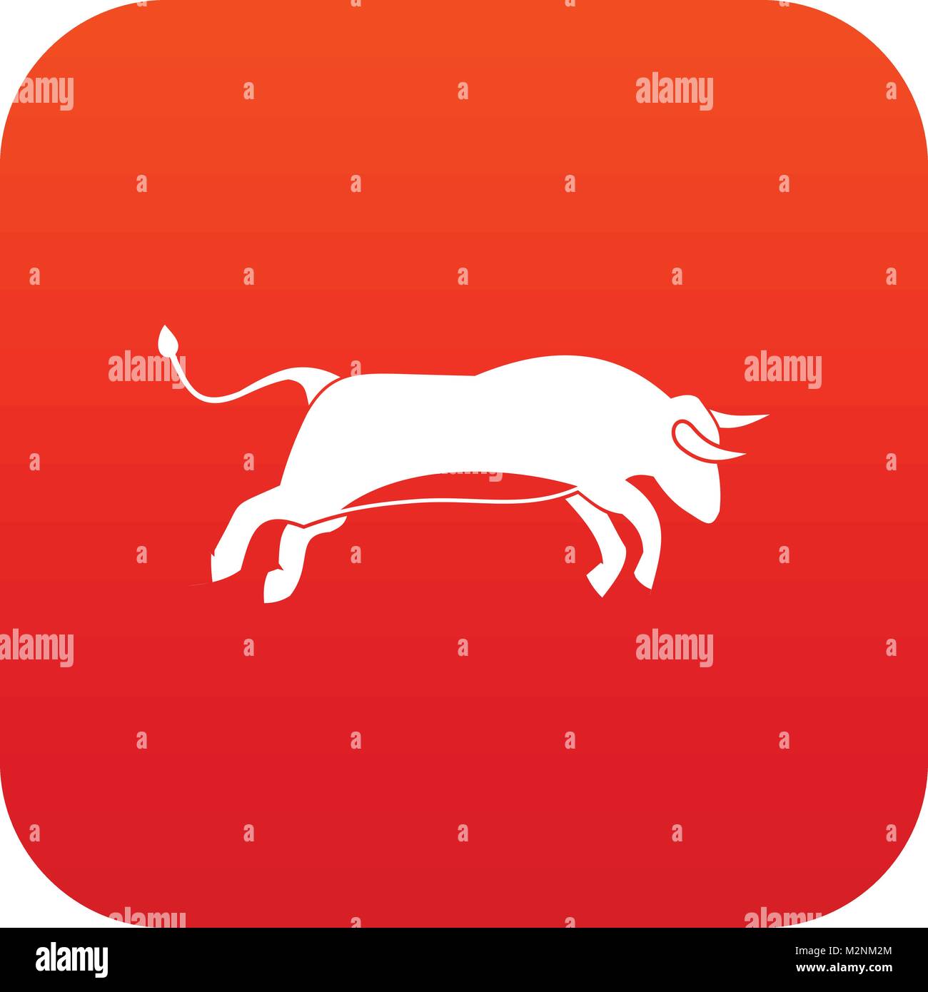 Chief white bull Stock Vector Images - Alamy