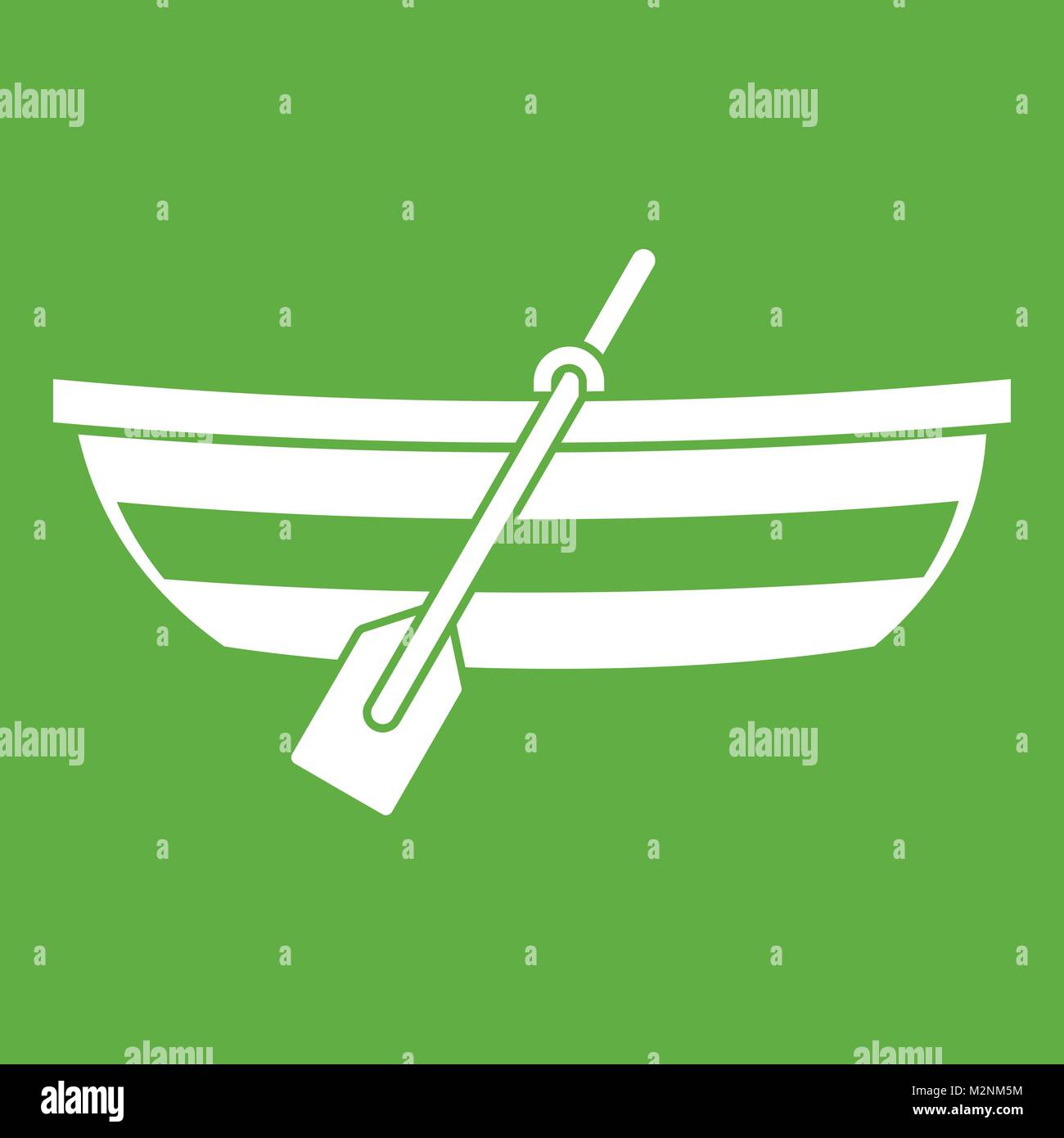 Green fishing rowing row boat Stock Vector Images - Alamy