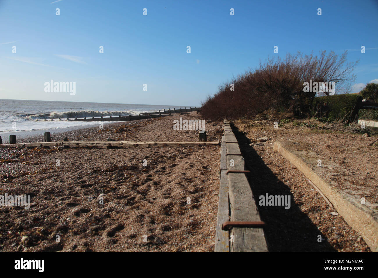 Beach and storm Stock Photo - Alamy
