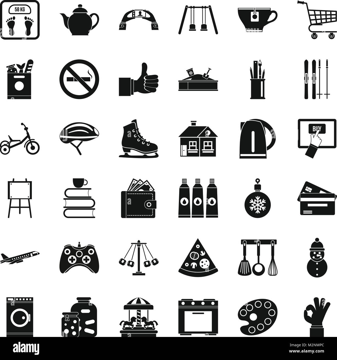 Maternity hospital icons set, simple style Stock Vector Image & Art - Alamy