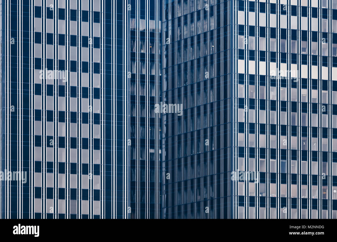 Abstract skyscraper reflective glassy walls and windows background ...