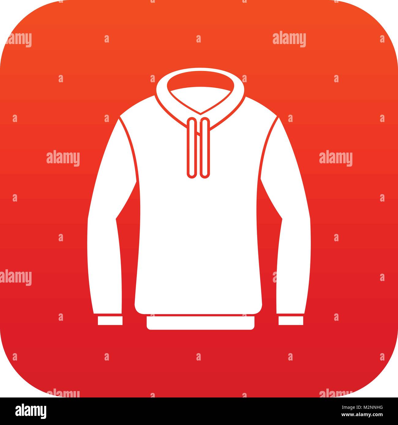 Hoody icon digital red Stock Vector Image & Art - Alamy