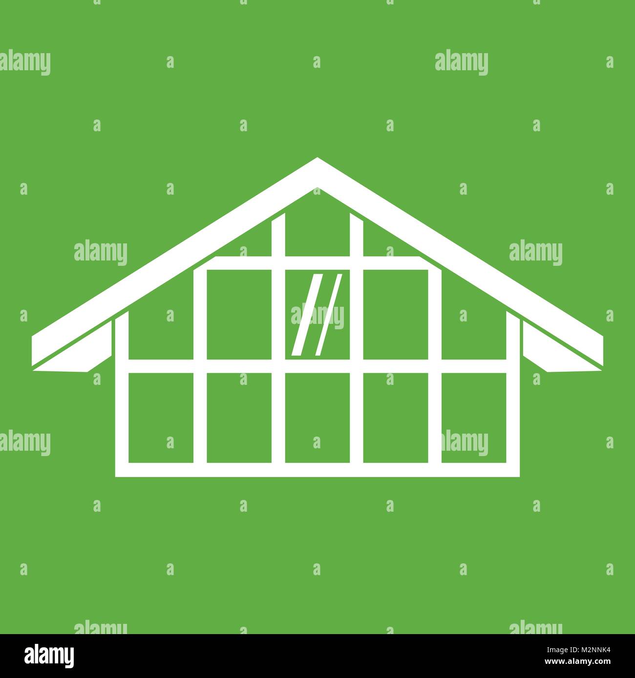 Warehouse icon green Stock Vector Image & Art - Alamy