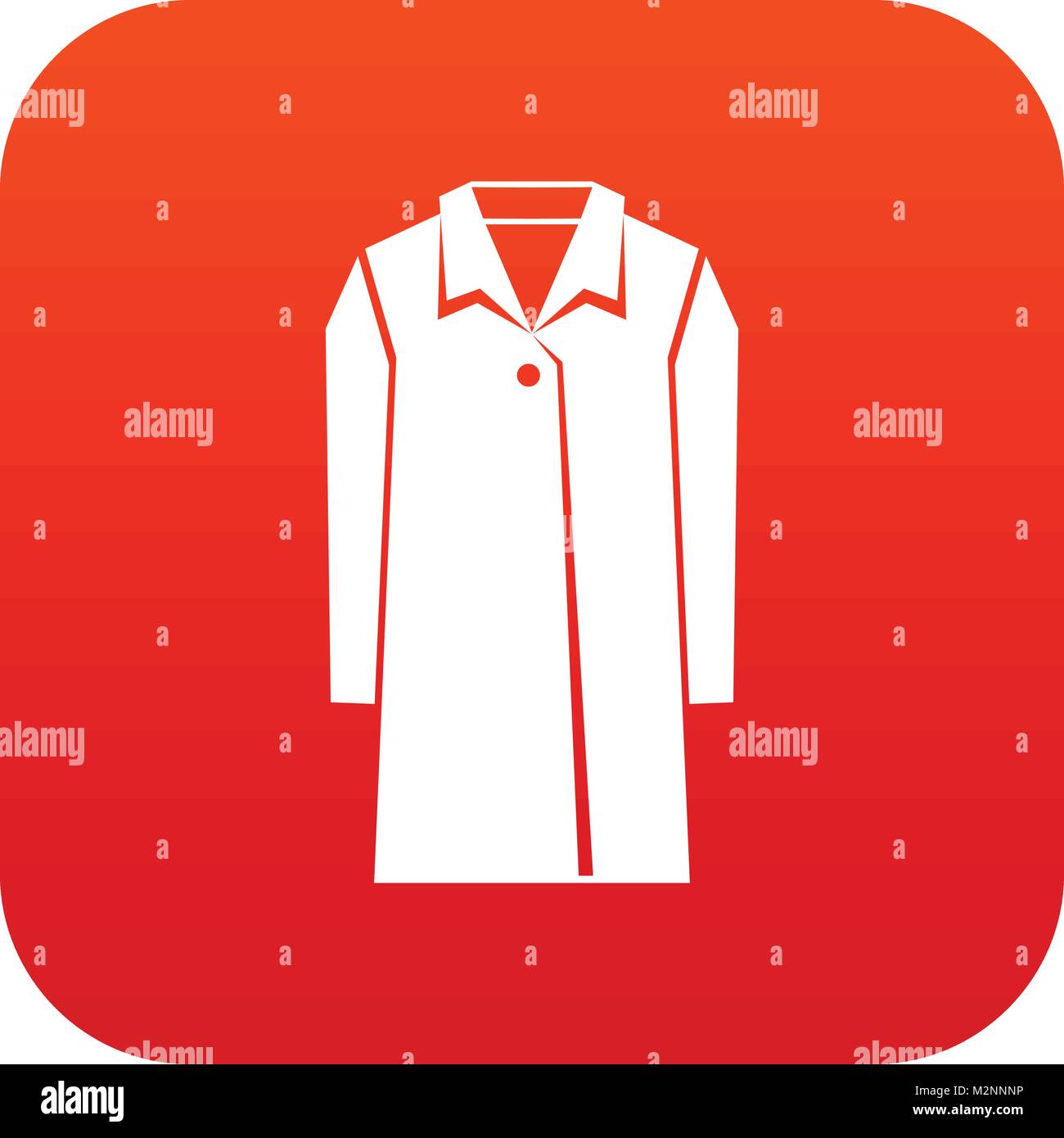 Coat icon digital red Stock Vector Image & Art - Alamy
