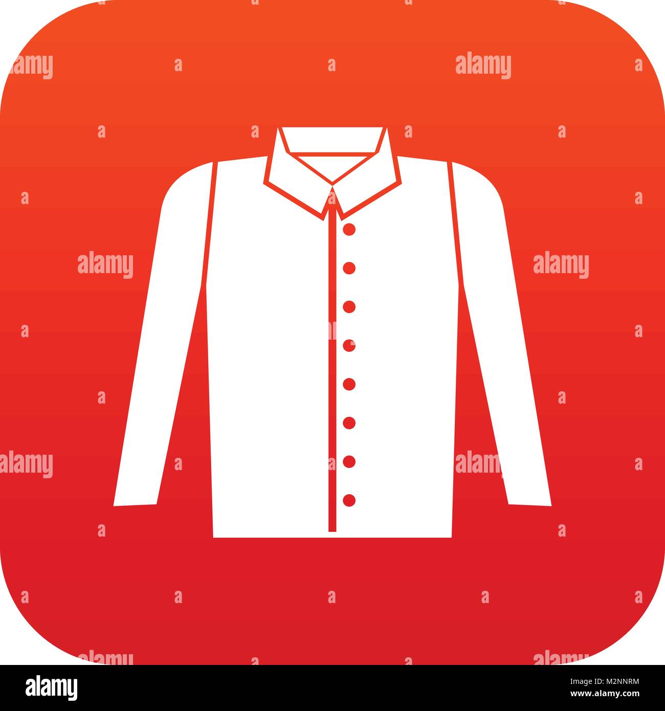 Shirt icon digital red Stock Vector Image & Art - Alamy