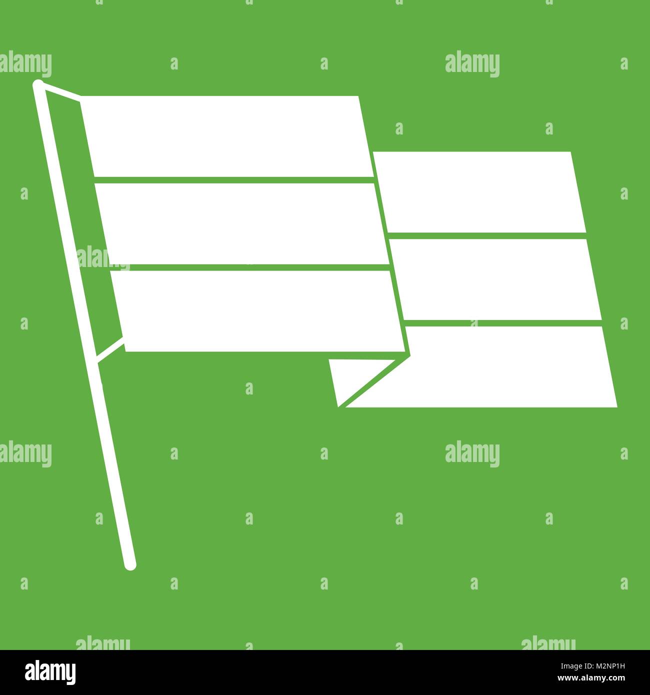 Flag icon green Stock Vector Image & Art - Alamy