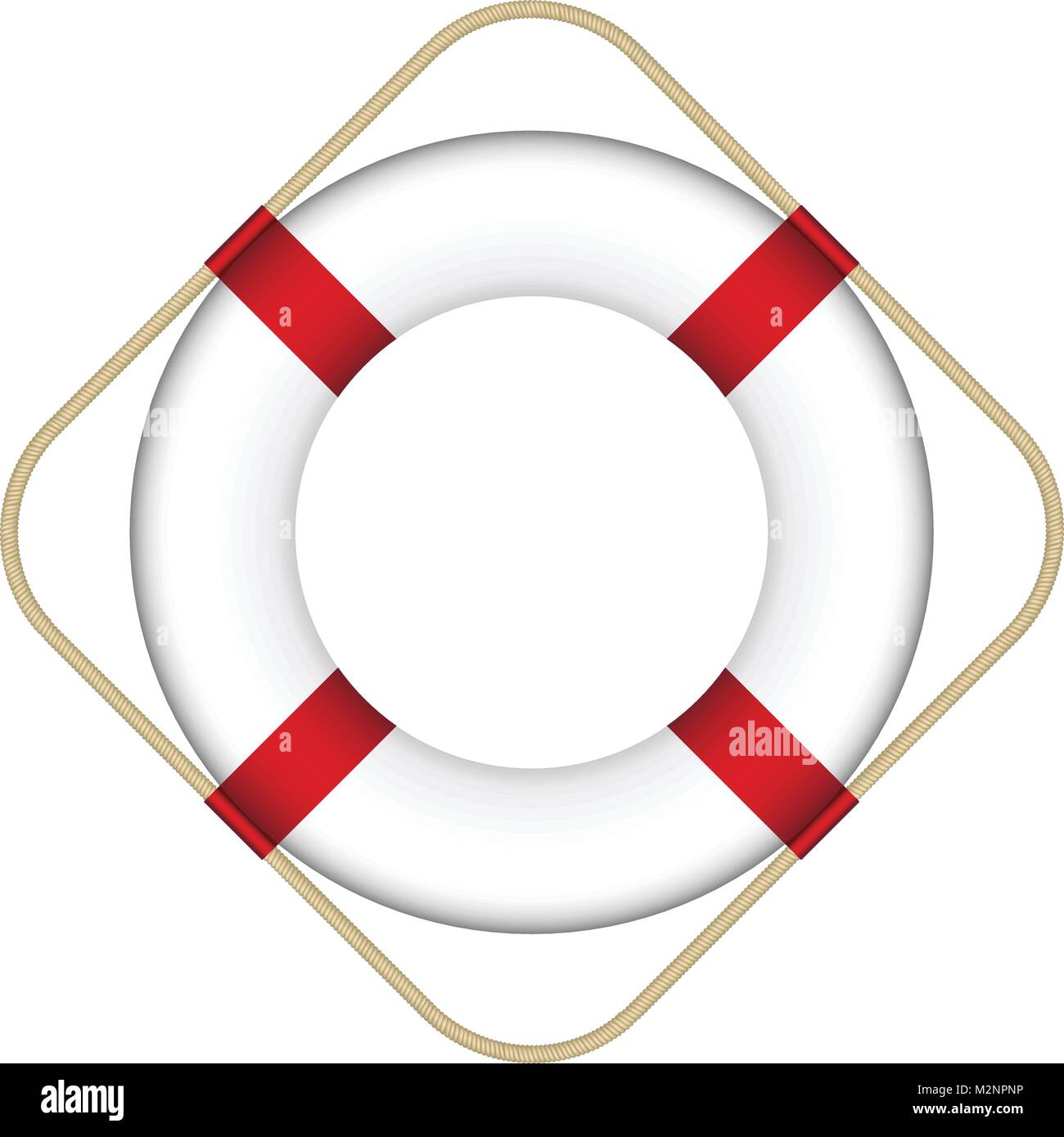 Emergency Lifebuoy Vector Illustration Isolated on White Background ...