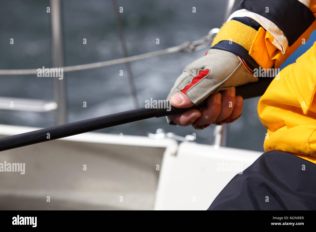 Tiller ship hi-res stock photography and images - Alamy