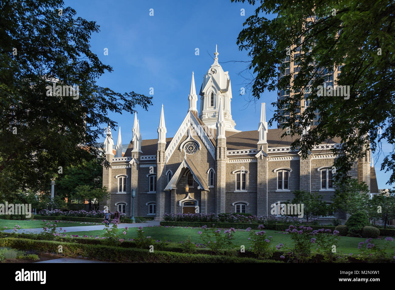 Temple Square Salt Lake City Stock Photo - Alamy
