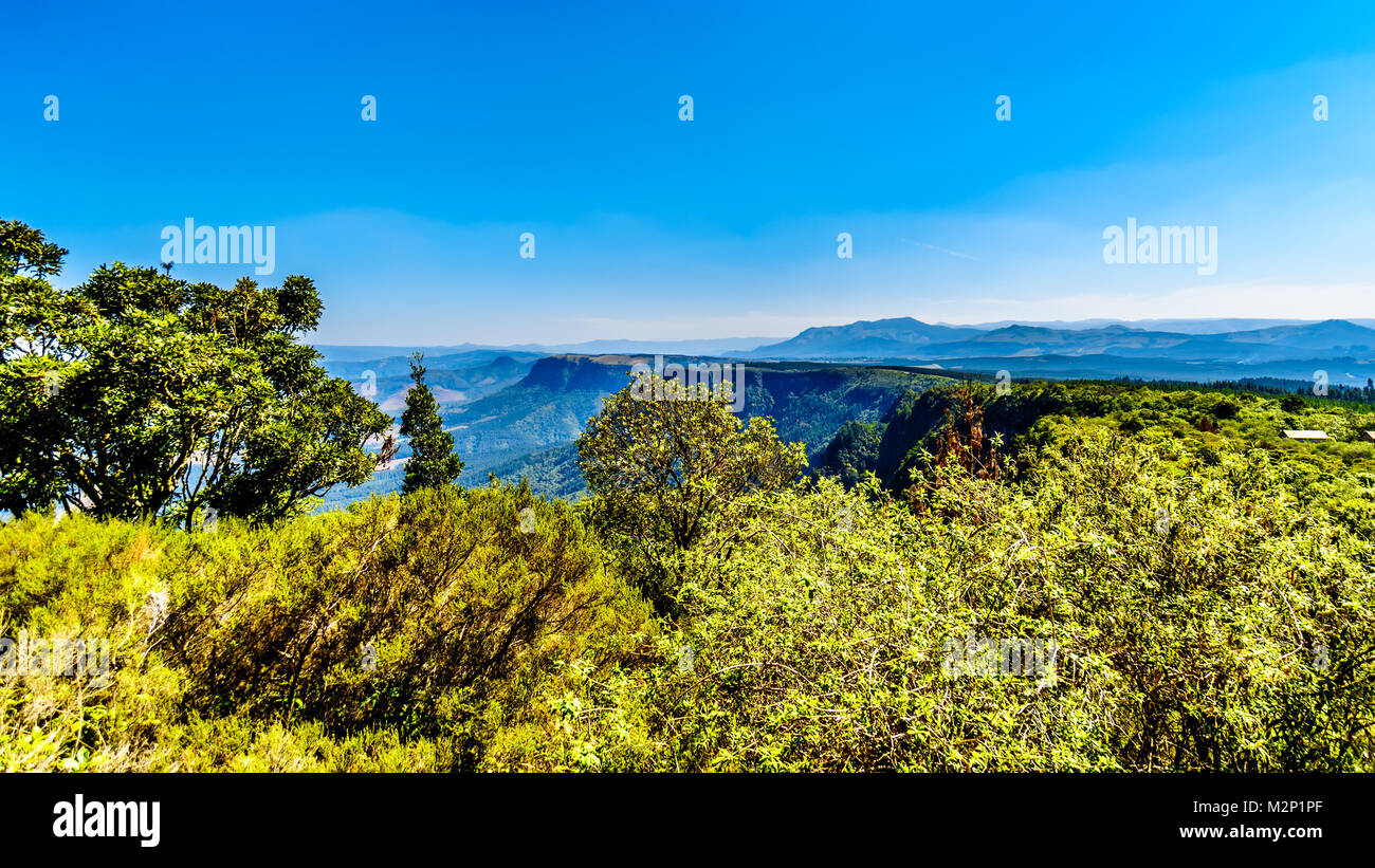 View from God's Window over the lowveld along the Panorama Route in ...