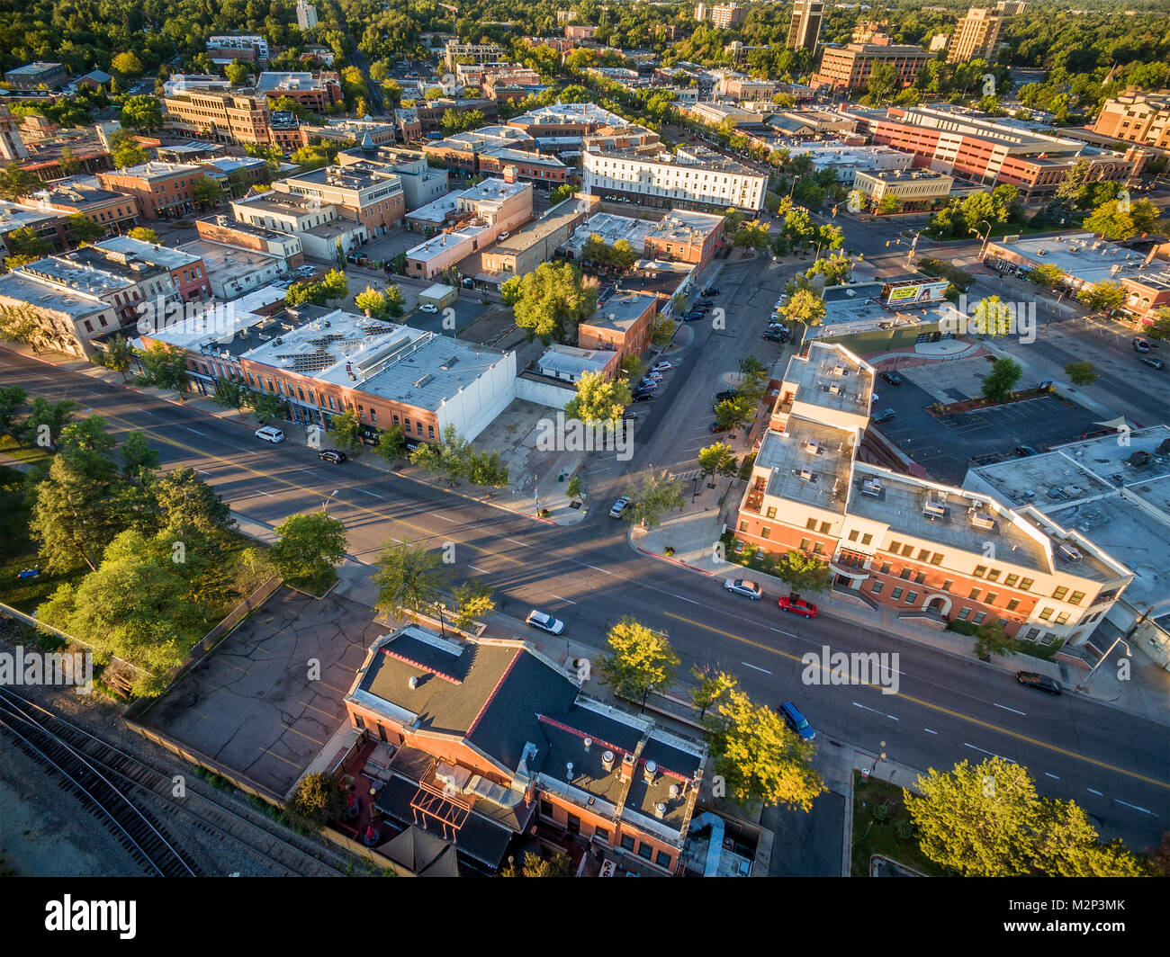 Fort collins colorado downtown hi-res stock photography and images - Alamy