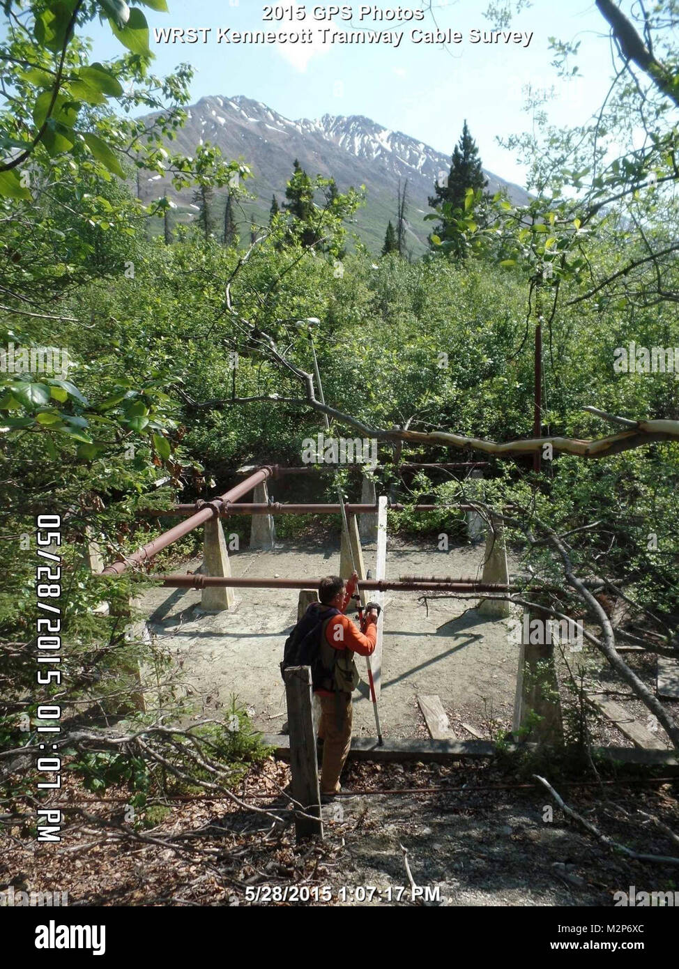 Surveying in national Park Stock Photo - Alamy