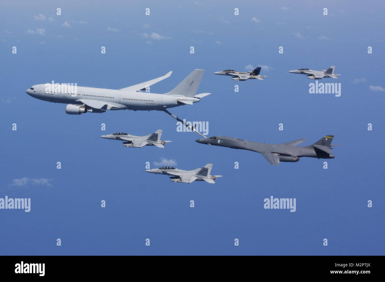 A Royal Australian Air Force KC-30A Multi-role Tanker Transport from ...