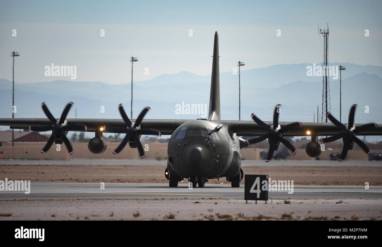 A C-130 Hercules cargo aircraft assigned to No. 47 Squadron, Royal Air ...
