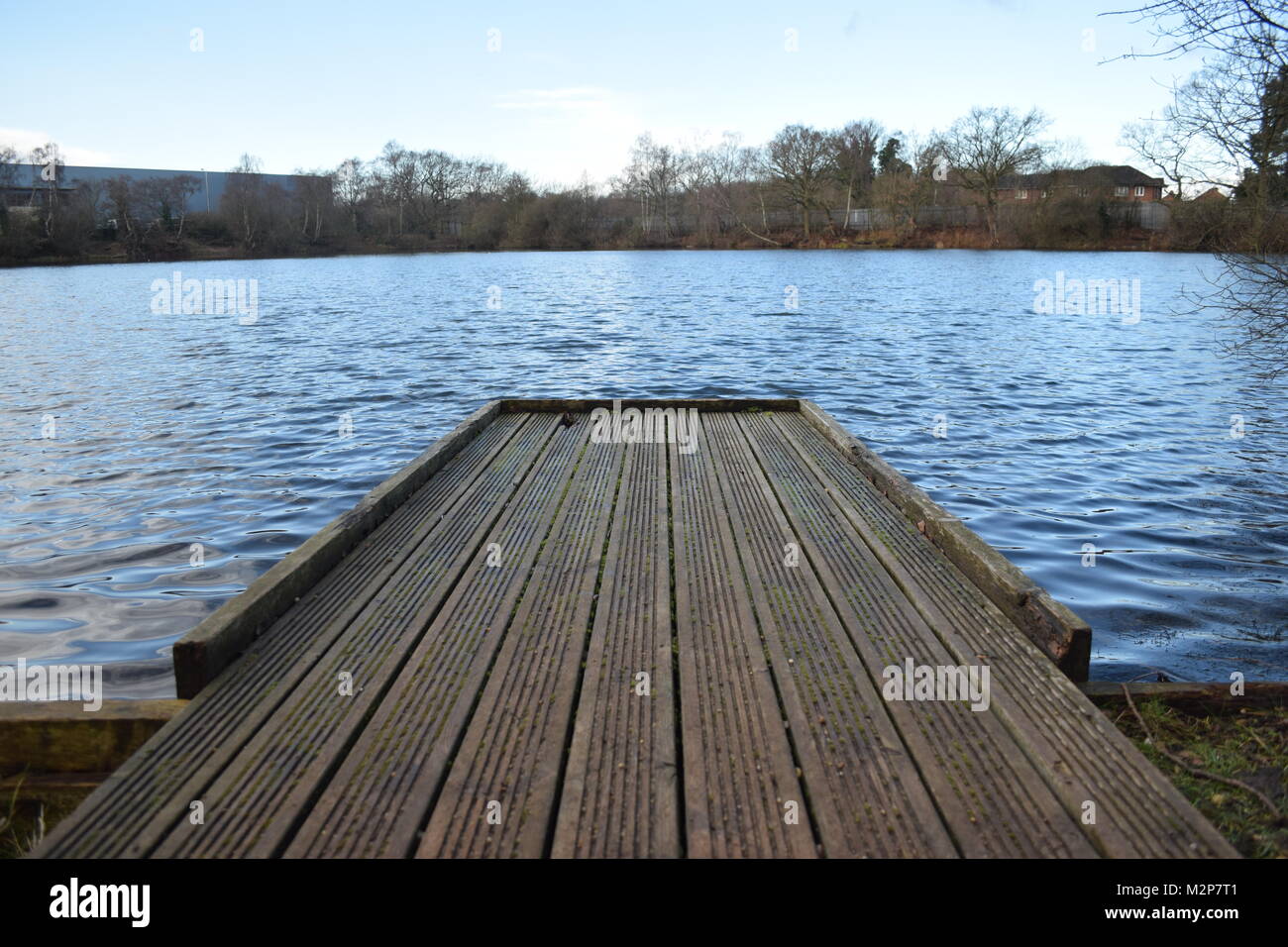 morning walk over looking the lake Stock Photo - Alamy