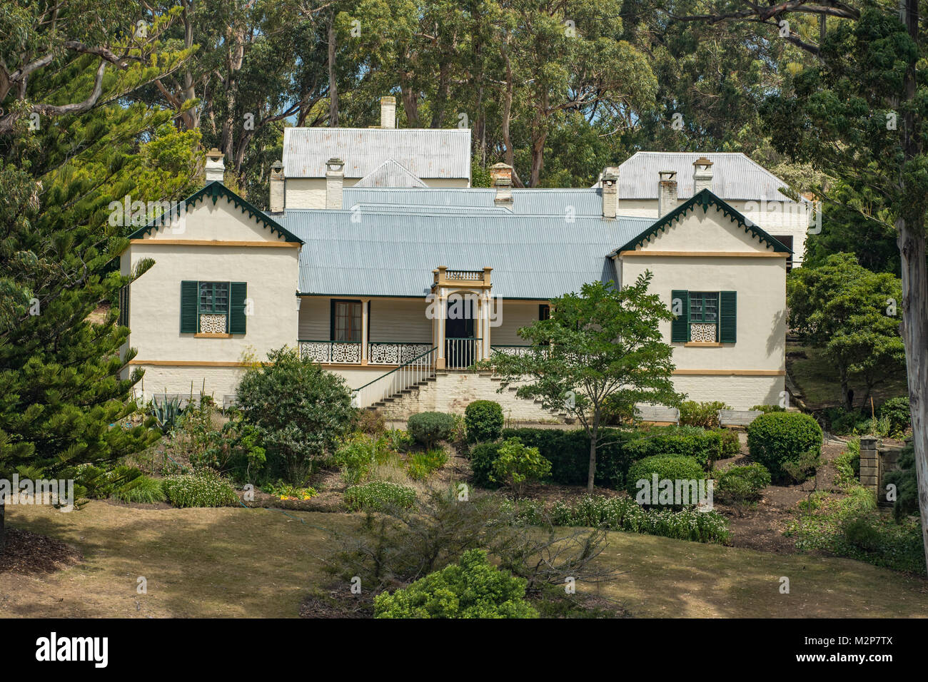 Commandant's House at Port Arthur, Tasmania, Australia Stock Photo - Alamy