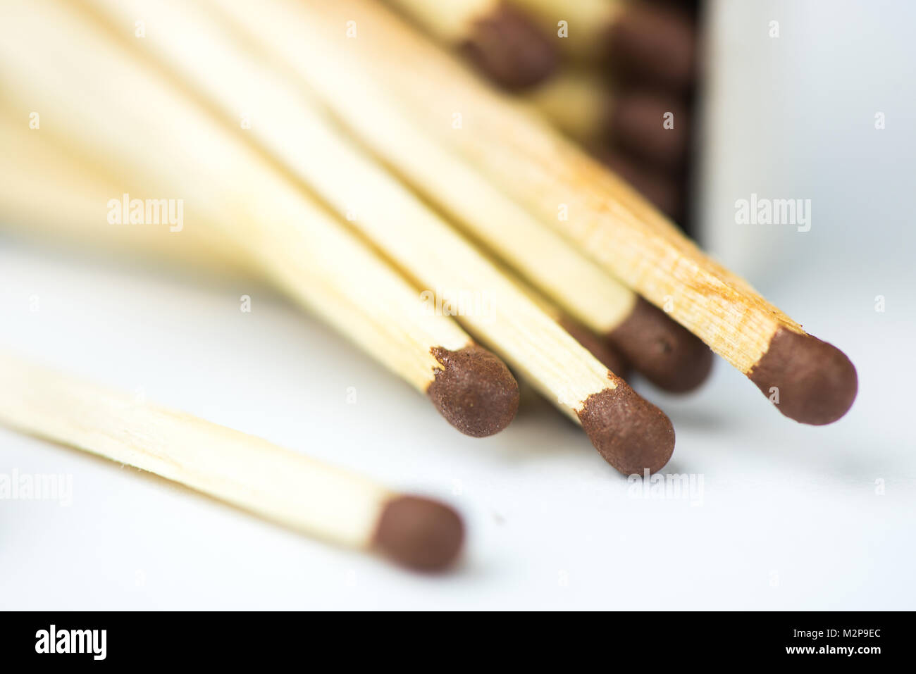 Box of matches, isolated on white background Stock Photo - Alamy
