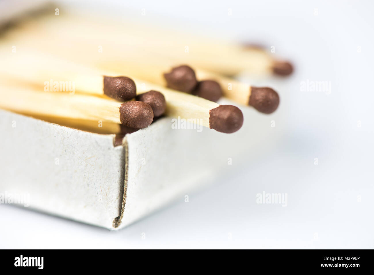 Box of matches, isolated on white background Stock Photo - Alamy