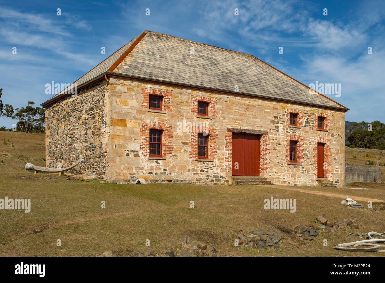 Commissariat Store, Darlington, Maria Island, Tasmania, Australia Stock ...