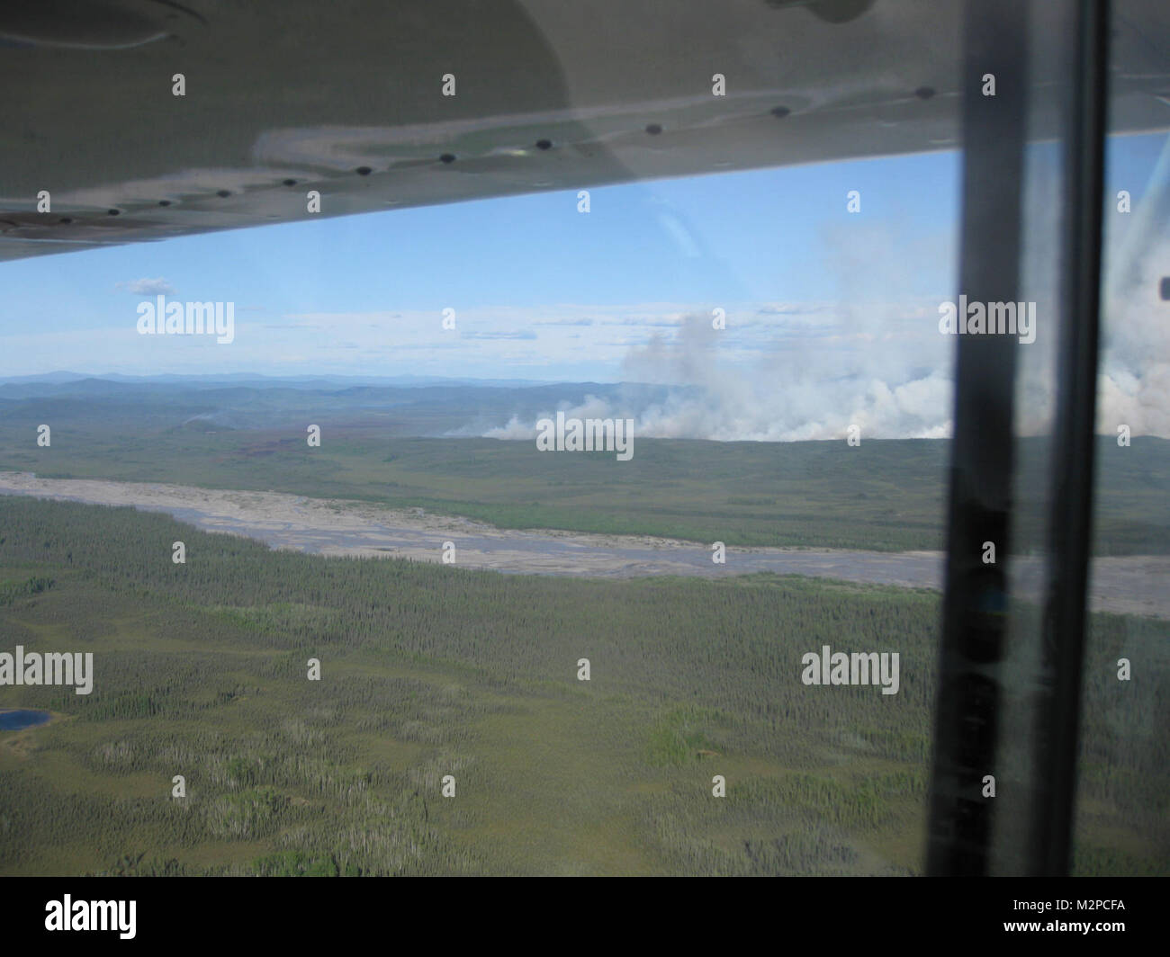 Chisana River Fire, , FWS Stock Photo - Alamy