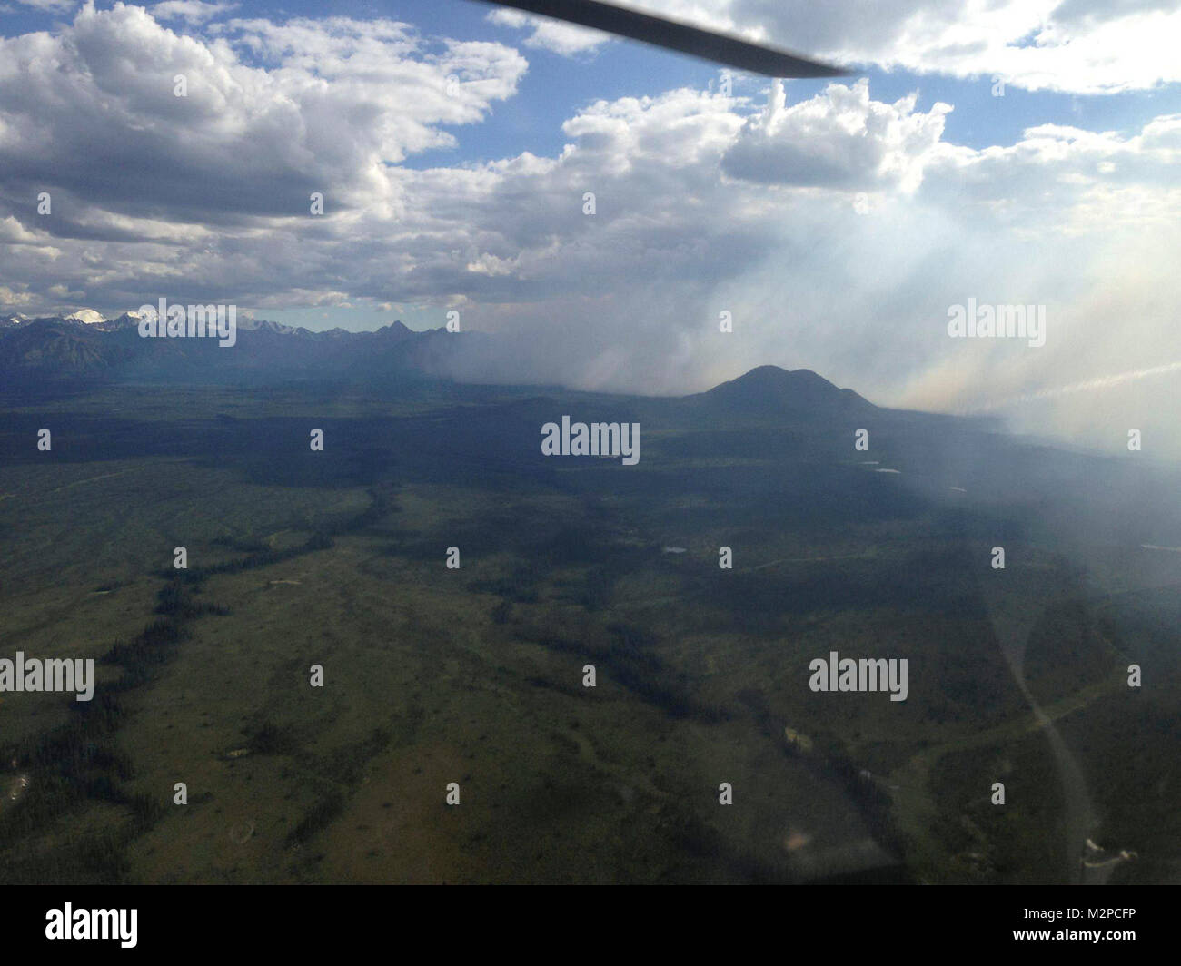 Chisana River Fire, June Stock Photo - Alamy