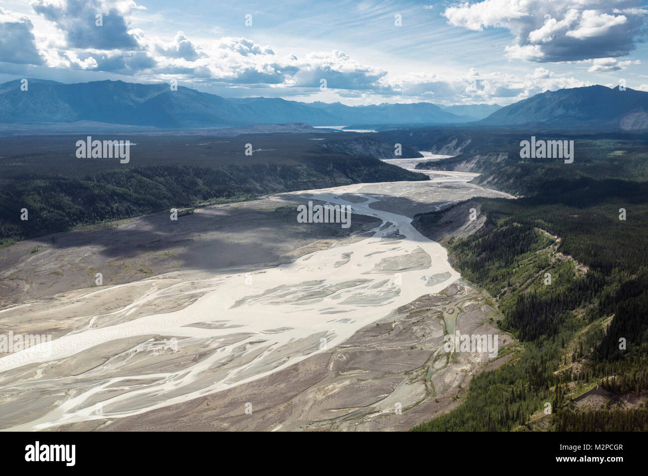 Chitina River Below the Nizina River Confluence Stock Photo - Alamy