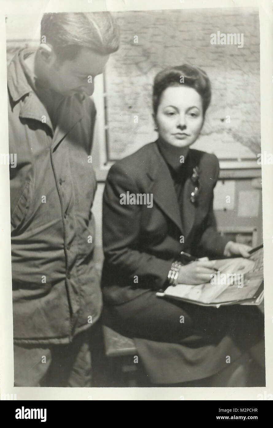 Clint Goodwin. Historic vintage black and white photograph Stock Photo ...