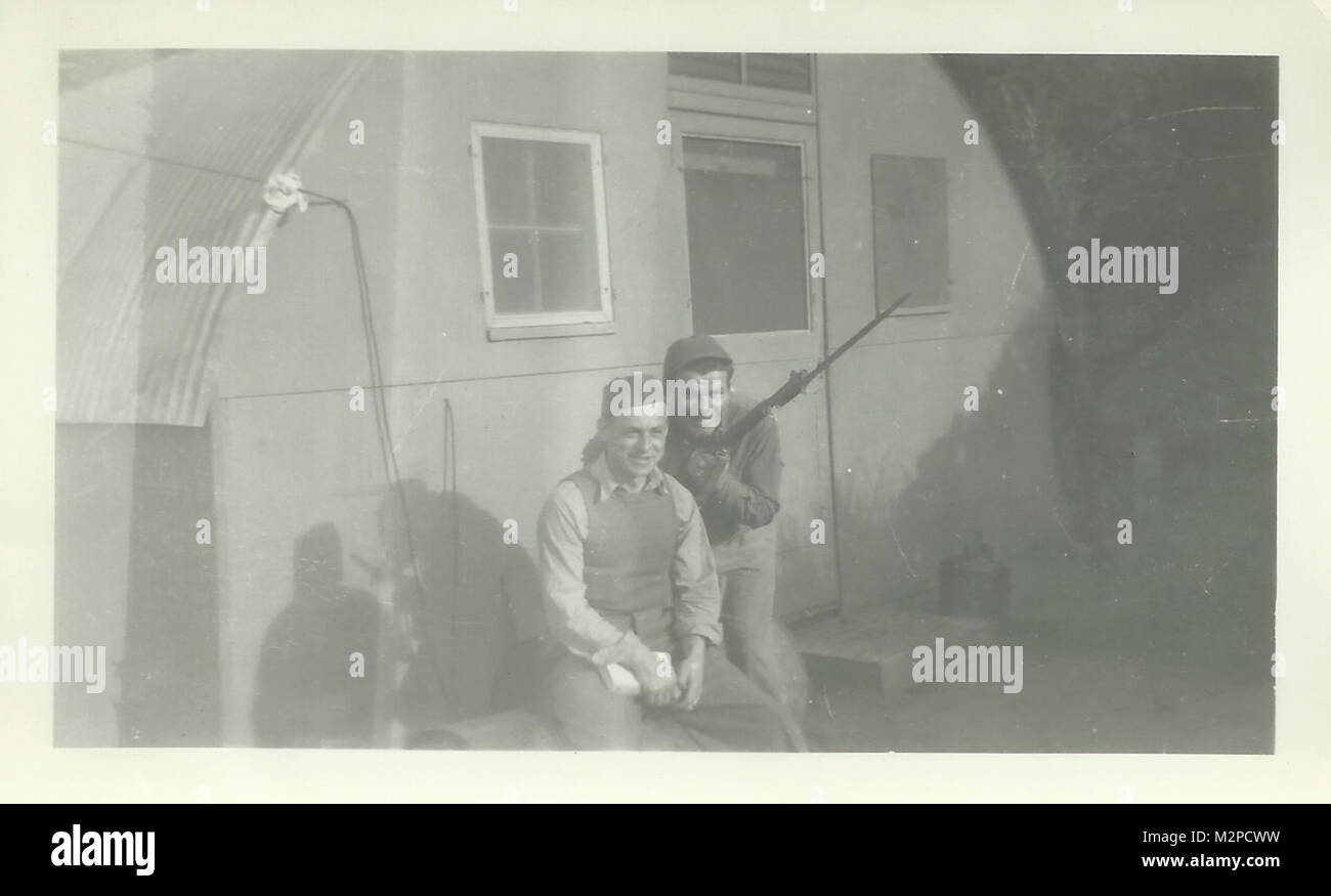 Clint Goodwin. Historic vintage black and white photograph Stock Photo ...