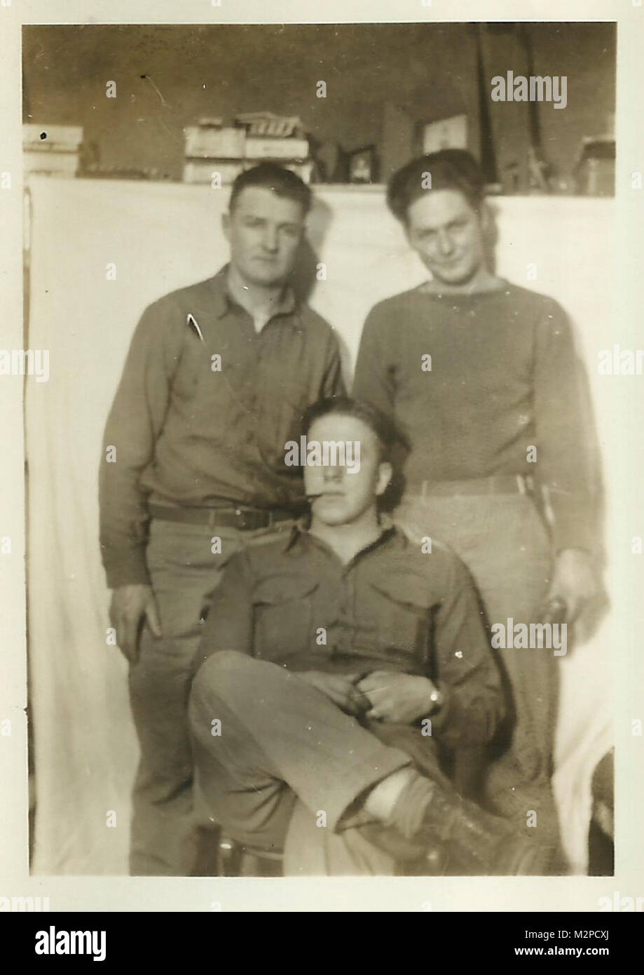 Clint Goodwin. Historic vintage black and white photograph Stock Photo ...