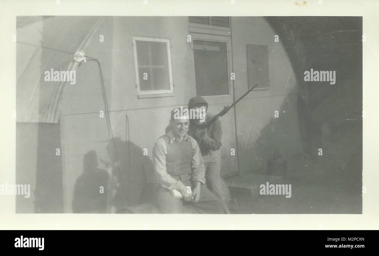 Clint Goodwin. Historic vintage black and white photograph Stock Photo ...