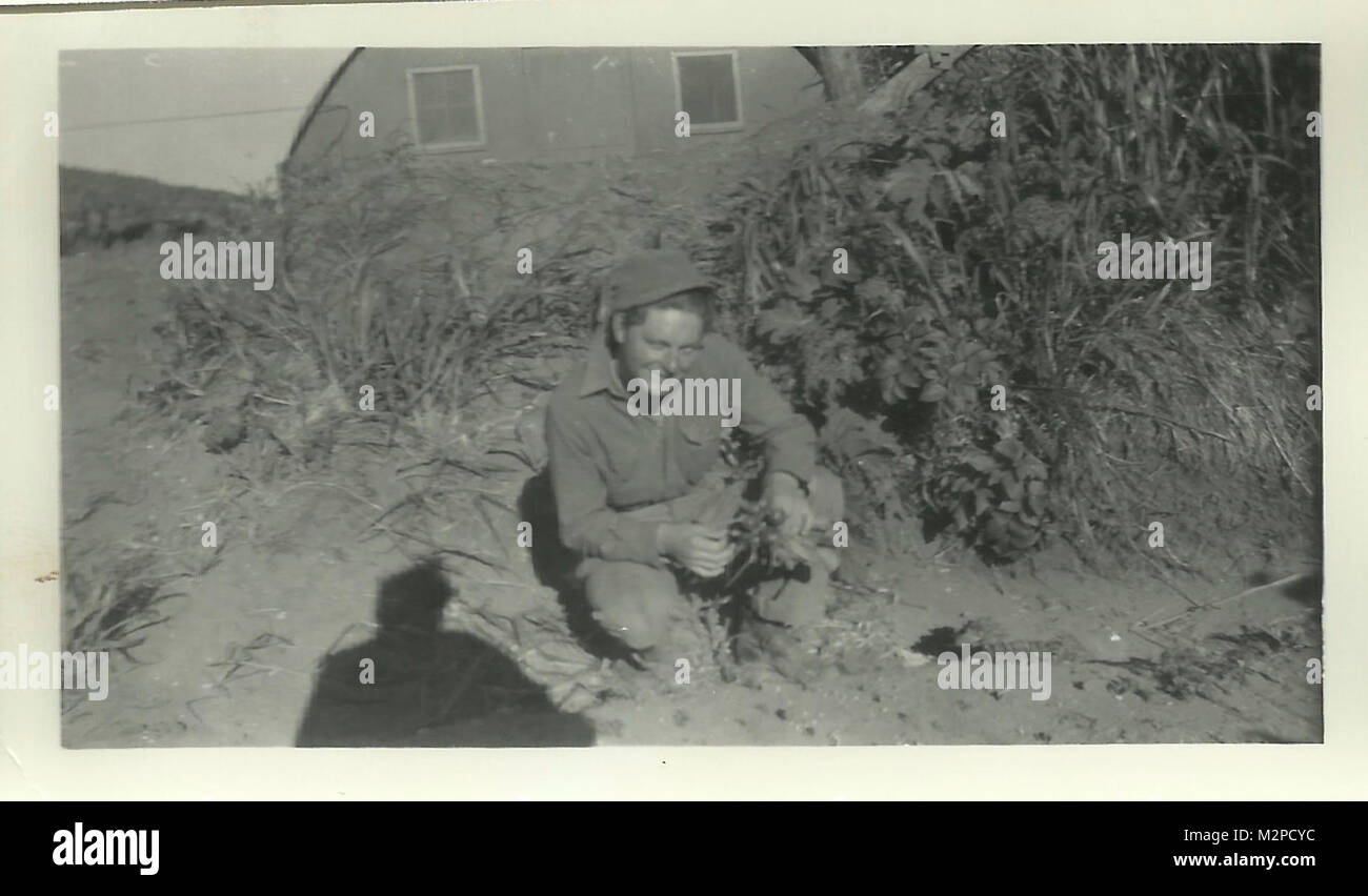 Clint Goodwin. Historic vintage black and white photograph Stock Photo ...