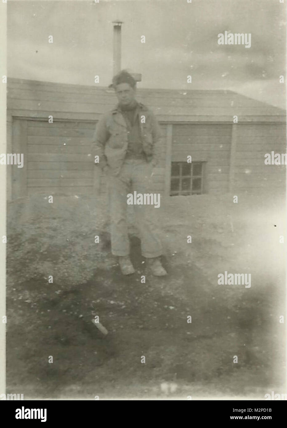 Clint Goodwin. Historic vintage black and white photograph Stock Photo ...