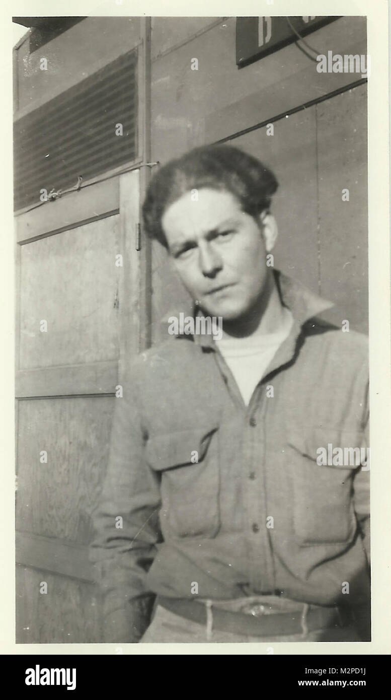 Clint Goodwin. Historic vintage black and white photograph Stock Photo ...